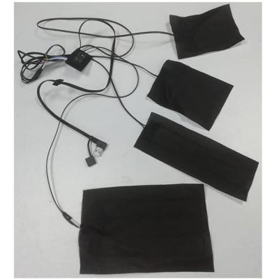 Cina Pad di riscaldamento per giacca 4pads 4 in 1 Infrarosso lontano 5V USB caldaia per abbigliamento in vendita