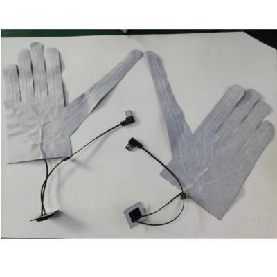 China Clothes Heating Pads For Gloves 5V USB With Switch Heater For Heated Glove for sale
