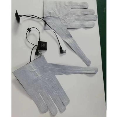 China Clothes Heating Pads For Gloves 5V USB With Switch Heater For Heated Glove for sale