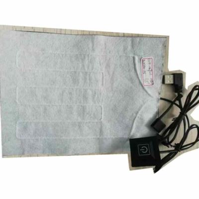 Cina Indumenti personalizzati Pad di riscaldamento 15x20cm 5V con interruttore per indumenti riscaldati in vendita