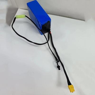 China Customized 18650 Battery Pack 36V 2600mAh 10 Cells With Small Tamiya Transfer Plug To Charge for sale