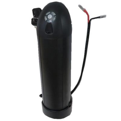 China 48 Volt Ebike Battery Pack 10.4ah 48v Water Bottle Shape Bottom Discharge 2Pin for sale