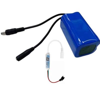 China Custom Battery Pack 18650 7.4V 7000mAh Battery and LED strip controller for sale