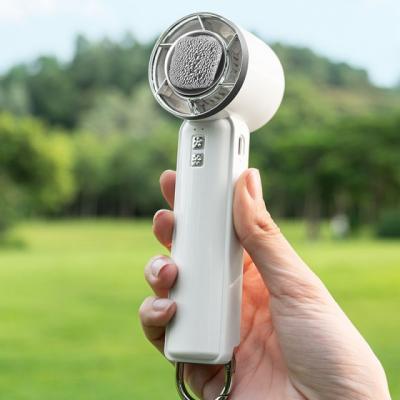China Kleiner Halbleiter-Kühlventilator Fünf Stufen Starker Wind Eiskalter Ventilator Bladeless Mini Handventilator mit Eiskühler zu verkaufen