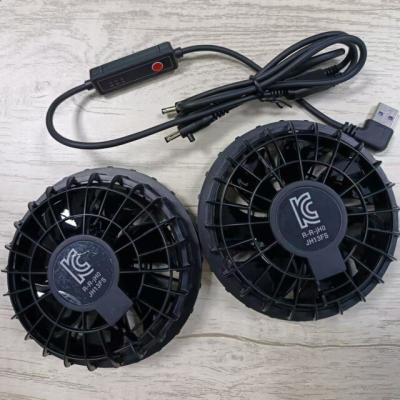 China Summer Cooling Outerwear Fan with 3 level speed for Jacket Cooling Fan Super Thin 34mm for sale