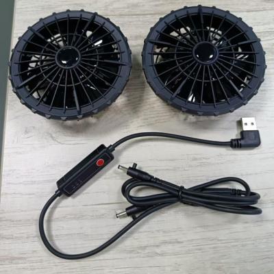 China Summer Cooling Outerwear Fan with 3 level speed for Jacket Cooling Fan Super Thin 34mm for sale