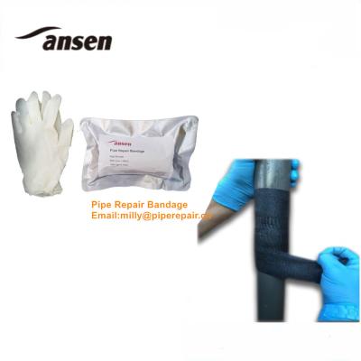 China Fibreglass Tape Impregnated with Resin Industrial High Strength Pipe Repair Bandage for sale