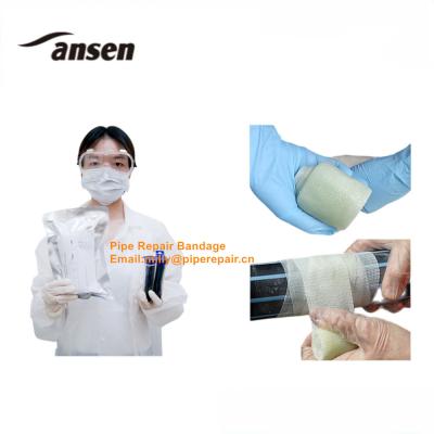 China Water Cured Polyurethane Resin Pipe Repair Bandage Fix Hole in Leak Pipe for sale
