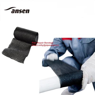 China Oil Gas Plumbing Pipe Repair Bandage/Leak Fix Fiberglass Wrap Tape for sale