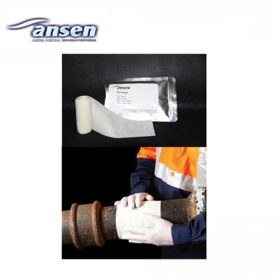 China High Strength Mining Use Industrial Pipe Repair Bandage Polyurethane Resin Fiberglass Wrap Tape for sale