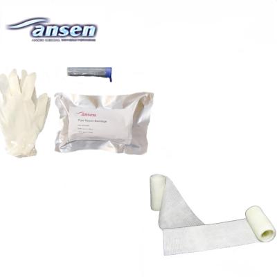 China Pipe repair bandage for emergency pipe repairs White 50mm x 3600mm fibreglass fix bandage for sale