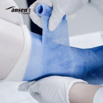 China Colorful Orthopedic Fiberglass Casting Tape Waterproof Medical Dressing  Bandage for sale