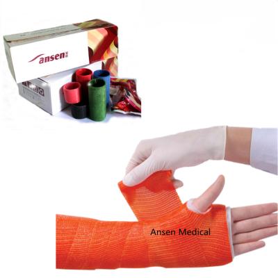 China 2 inch to 6 inch various colors orthopedic casting  tape, polymer medical  bandage for sale