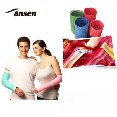 China Hospital Consumables White Color Orthopedic Bandage Fiberglass Casting Tape for Fracture External Fixation for sale