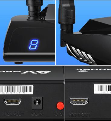 China PAKITE Brand 5.8G One Transmitter and many Receivers HDMI Sender Receiver with IR Remote 38KHz IR Remote for sale