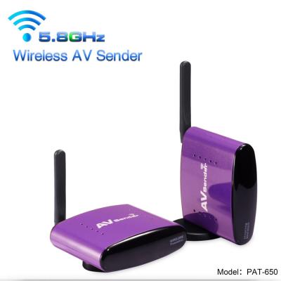 China PAT-650 5.8GHZ TRANSMITTER RECEIVER PAKITE AV SENDER ANALOG VIDEO SIGNAL TRANSMISSION FOR CCTV CAMERA USE for sale