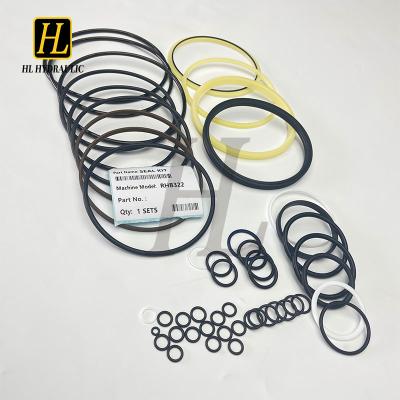 China RHB322 Hydraulic Breaker Spare Parts Seal Kit NBR PU PTFE For HANWOO for sale