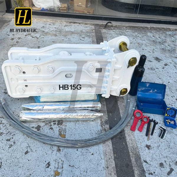 Quality Furukawa HB15G Hydraulic Breaker Hammer 15 - 18 Tons Mini Excavator Rock Hammer for sale