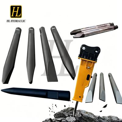 China SAGA MSB250 Hydraulic Breaker Hammer Chisel 42CRMO Hydraulic Breaker Spare Parts for sale