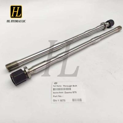 China Daemo DMB70 Hydraulic Hammer Through Bolt With Nut Assembly & High Tensile Strength Spare Part for sale