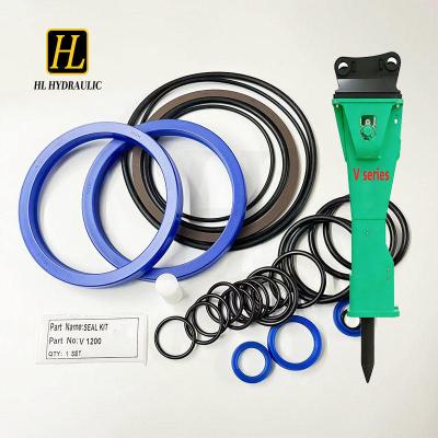 China Montabert V1200 Seal Kit Complete Replacement Sealing Set Hydraulic Breaker Spare Parts for sale