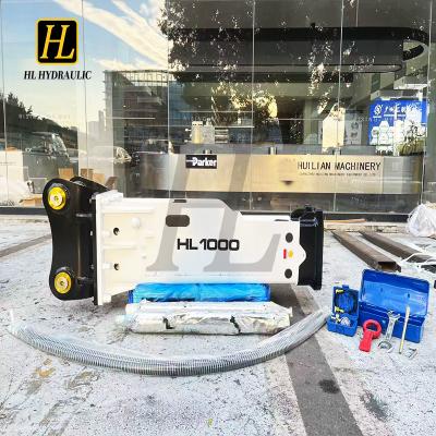 China High Impact Sb50 Hl1000 Silence Open Straight Hydraulic Rock Breaker Hammer for sale
