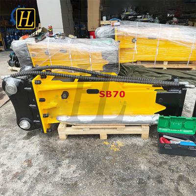 China Sb70 Hl135 Silenced Hydraulic Breaker Hammer Low Vibration Construction for sale