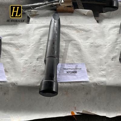 China Rock Breaker Tool Chisel for PROMOVE XP2400 chisel Hydraulic Breaker Moil Point chisel Concrete Demolition for sale
