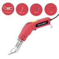 China Rope Weaving Heated Fabric Cutter Adjustable Temperature for sale