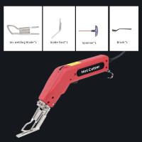 China Rope Weaving Heated Fabric Cutter Adjustable Temperature for sale