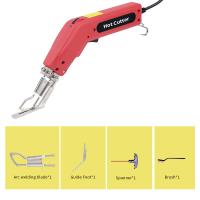 China Rope Weaving Heated Fabric Cutter Adjustable Temperature for sale