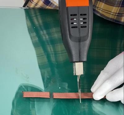 Cina Hand Held Air Cooling Hot Rope Cloth Fabric Cutter Electric in vendita