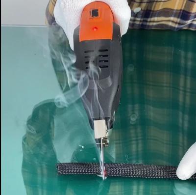 Cina Hand Held Air Cooling Hot Rope Cloth Fabric Cutter Electric in vendita