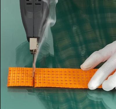 Cina Hand Held Air Cooling Hot Rope Cloth Fabric Cutter Electric in vendita