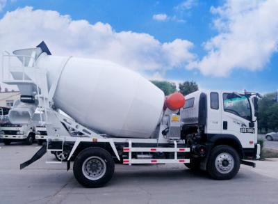 China Mobile Concrete Mixer Truck , 6 - 12 Laps / Min Concrete Mixer Pump Truck for sale