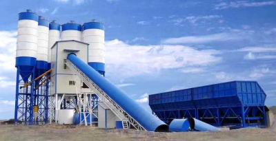 China 2 X 37KW Concrete Mixing Station Stable 60s Mixing Cycle High Efficiency for sale