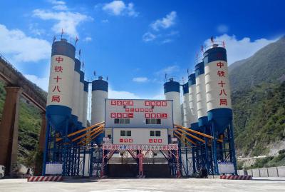 China Wear Resistant Ready Mix Batching Plant , Durable Reliable Cement Mixing Plant for sale