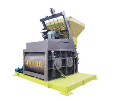 China Fast Discharge Speed JS500 Concrete Mixer Machine Small Production Sound for sale