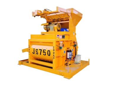 China Automated Concrete Mixer Machine Drum Type Yellow Color For Construction for sale