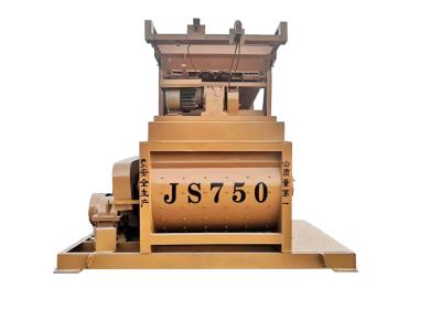 China Horizontal JS750 Concrete Mixer Machine 30kw Stirring Motor Power Oil Pump for sale