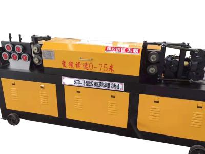 China 380V Rebar Straightening And Cutting Machine , 50Hz Rebar Bender Straightener for sale