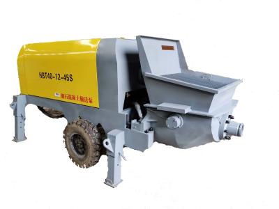 China S Tube Valve Mobile Concrete Pump , 4100 * 1700 * 1600mm Concrete Mixer Pump for sale