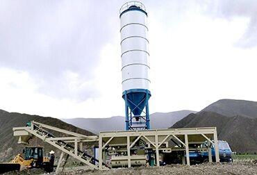 China High Productivity Mobile Concrete Mixing Plant , Stable Precast Concrete Plant Equipment for sale