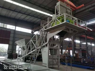 China AC 380V 50Hz Mobile Concrete Mixing Plant For Railway Tunnel Construction for sale