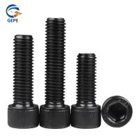 China Black Oxide Hexagonal Allen Socket Screws Grade 12.9 Hex Socket Bolts Cap Head Screw for sale