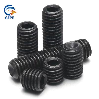 China DIN916 Zwarte oxide hex-moeren en bouten set koolstofstaal graad 12.9 33H 45H Te koop