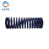 China Blue Die Springs 65mn Strong Compression Hardware Flat Wire Spring for sale