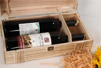 China Hot sale Good Quality Customized cheap magnum Wooden wine box for sale