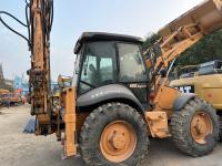 China CASE 695SR Used Backhoe Loader Rugged Construction 4 Wheel Backhoe Loader for sale