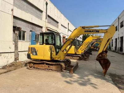 Cina Colore originale mini escavatore Komatsu PC56MR-2 in ottime condizioni in vendita